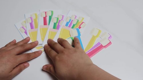 Tooth brush Activities - Color Matching & Color Patterns for kids ...