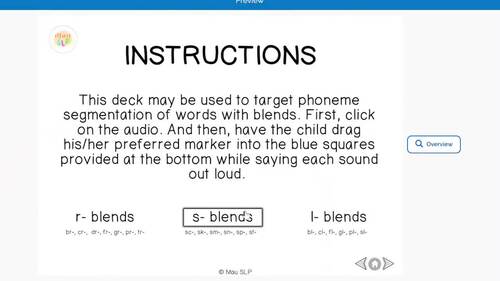 Phoneme Segmentation for Blends Boom Cards™ by Mau SLP | TPT