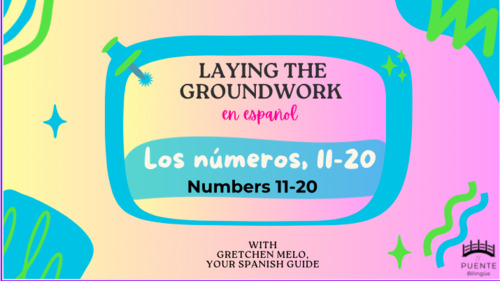 MONTESSORI-INSPIRED Spanish VIDEO LESSON - Numbers 11-20 PLUS Learning ...