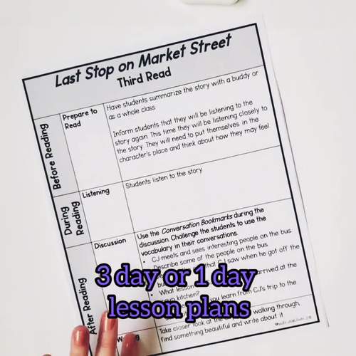 Last Stop on Market Street ♥Interactive Read Aloud♥ by Literacy Please