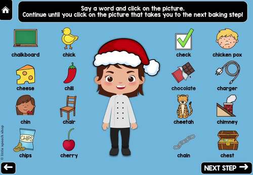 Christmas Baking - CH - Digital Articulation Game - PowerPoint & Boom ...