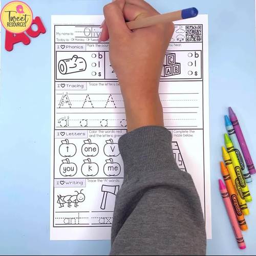 Mornings Made Easy! Kindergarten Morning Work by Tweet Resources SET TWO