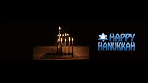 Google Classroom Anime Banner - Happy Hanukkah by Olivia and Becky
