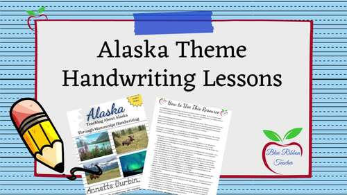 Alaska Theme Handwriting Intermediate Cursive Handwriting Writing Level 4