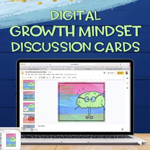 Growth Mindset Digital Discussion Cards | Digital Learning | TpT