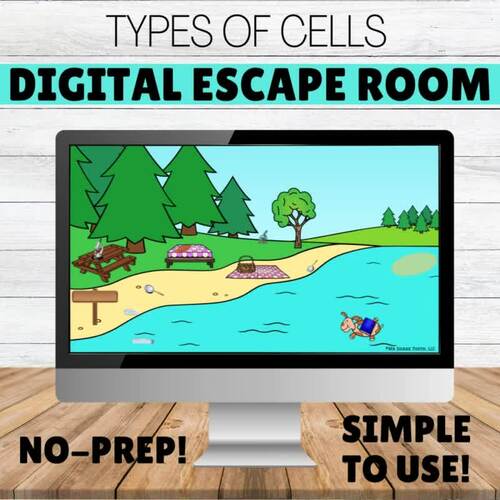 Prokaryotic and Eukaryotic Cells Escape Room - MS-LS1-1 No-Prep Review ...