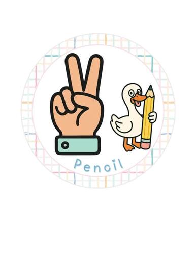 Silly Goose Classroom Hand Signals Posters – Editable PPTX - Finger signals