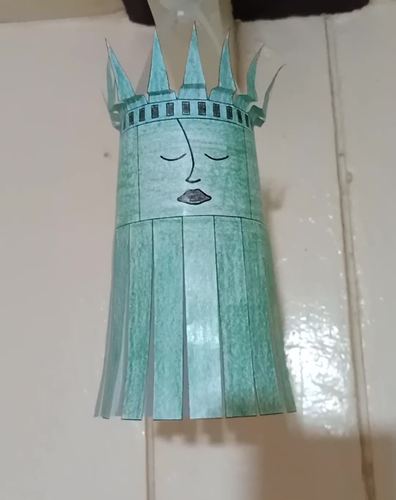Statue of Liberty Craft Wind Sock 4th of July Activity American Symbol ...