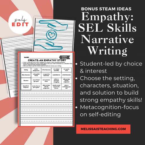 SEL Story Writing Activity BUNDLE | Prompts, Sub Plans for 2nd, 3rd ...