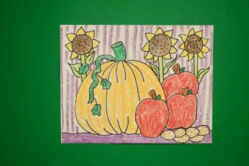 Let's Draw an Autumn Harvest! by Patty Fernandez Artist | TPT