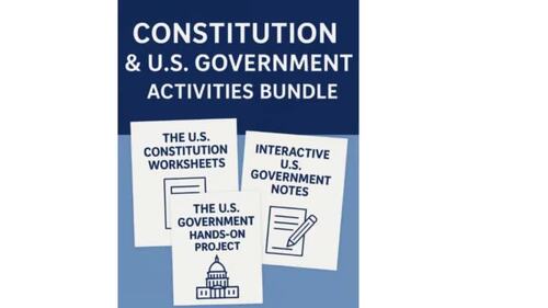 Constitution & Government Activities Mega Pack | Hands-On Civics Lessons