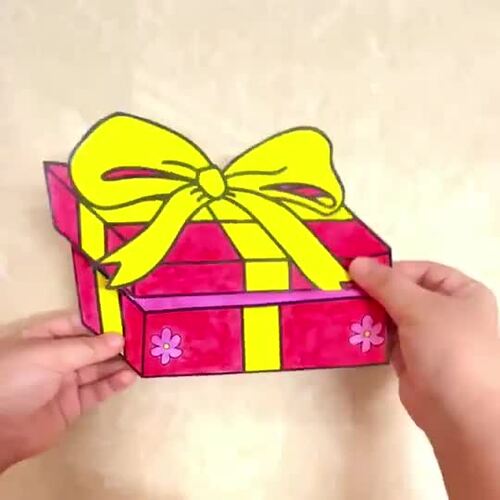 Valentines Day Craft Gift Box Writing Activity Template Card Love is