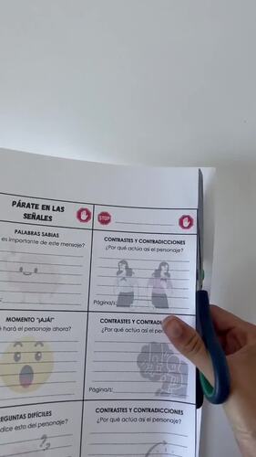 Notice and Note Strategies- Spanish Reading Comprehension- Spanish Stop ...