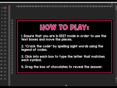 Valentine’s Day Crack the Code Secret Messages | Sight Word Activities