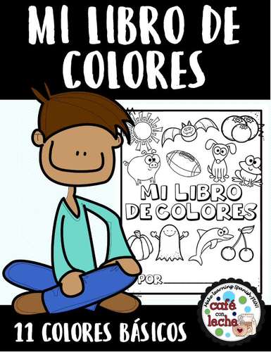 COLORS, Coloring Pages in Spanish - COLORES, hojas para colorear