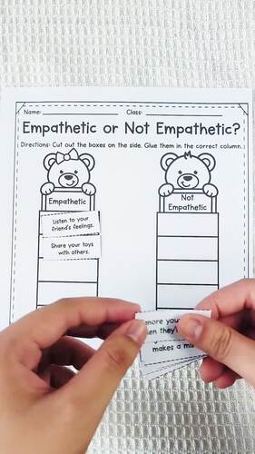 Empathetic or Not Empathetic? | Healthy Friendship Relationship Activities