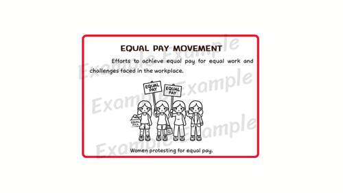 Women's Equality history Day+Coloring pages for kids by OnlineLearningKid