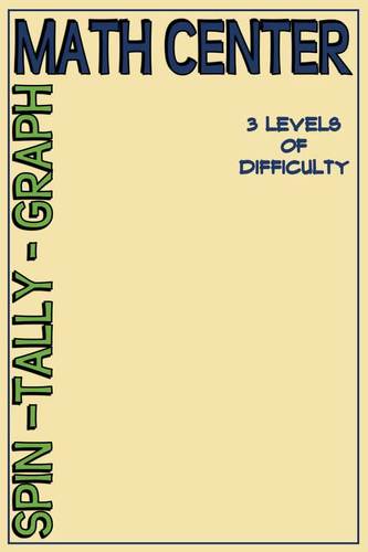 GRAPHING MATH CENTER Spin Tally Graph Forest Friends by Barbara Evans