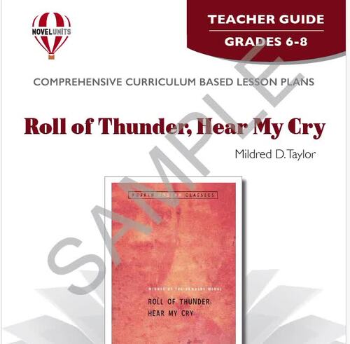 Roll of Thunder, Hear My Cry Novel Units® Teacher Guide Novel Study