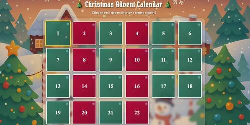 Interactive Christmas Kindness Advent Calendar by SavedBy TheBell