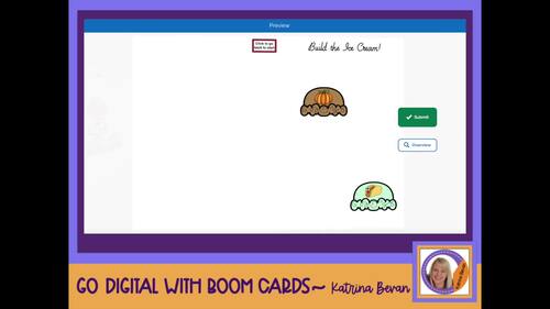 Boom™ Cards: Articulation Build an Ice Cream for speech therapy | TPT