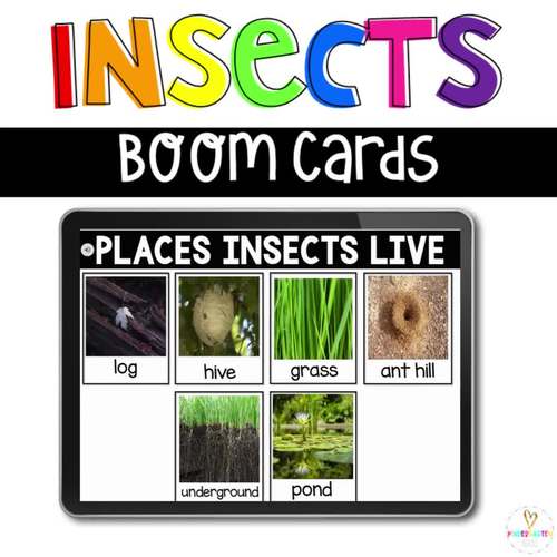 All About Insects Printables and Digital Activities Unit for Kindergarten