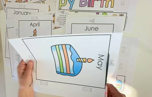 Large Birthday Display Poster Classroom Decor Happy Birthday Chart