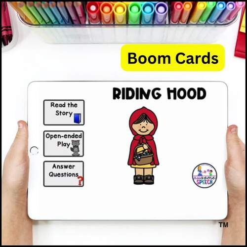 Little Red Riding Hood: Interactive Book & Activities (Print and ...