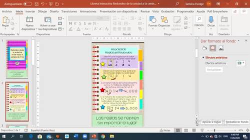 Interactive Notebook Rounds from the thousand unit to the ten thousand ...