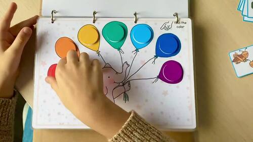 Toddler Busy Book for Homeschoolers Preschool Learning Activity Book