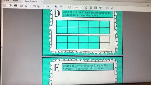 Winter Wonderland Equal Groups & Even/ Odd Scoot/ Math Center Go Math ...