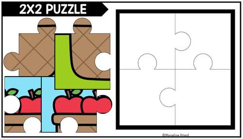 FALL AUTUMN DIGITAL PUZZLES GAME NO PREP GOOGLE SLIDES MATH LOGIC SHAPES