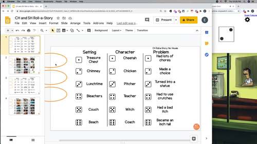 14 Sounds Roll-a-Story for Articulation Carryover | No Prep | Google Slides