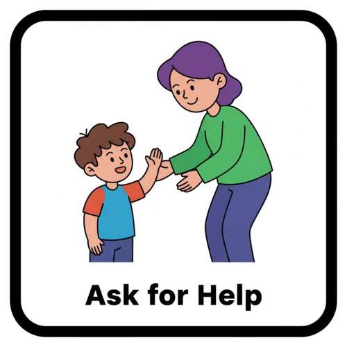 Behavior Visual Cards Autism & ADHD Emotional Regulation and Positive ...