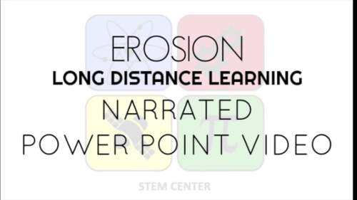 Erosion Distance Learning Narrated Power Point Video by The STEM Center