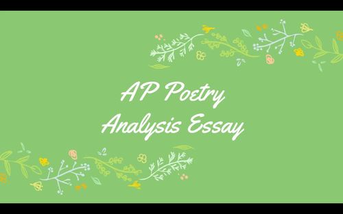 AP Poetry Analysis Essay Guide by Proficiency Prism | TPT