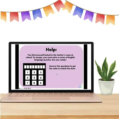 Escape room EASY ESL - Janitor's room by Sprinkles of Education | TPT