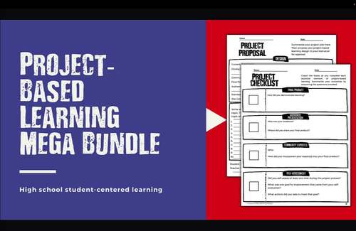 High School Project-Based Learning Lesson Plans MEGA Bundle + Teacher ...