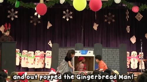 The Gingerbread Man Musical Primary Play - Music Download, Instructions ...