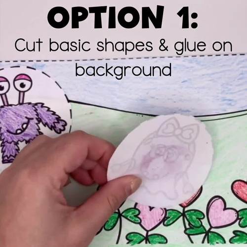 Valentine's Day Scissor Skills: LOVE MONSTER cutting activity by ...