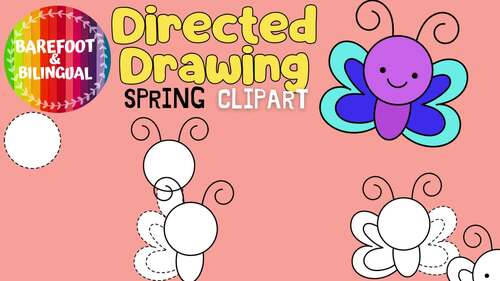 Spring Directed Drawing Clipart | Spring Clipart for Directed Drawing ...