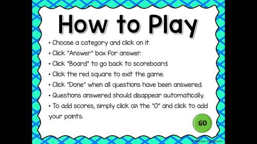 Adding and Subtracting Fractions Review Game by Teacher Gameroom