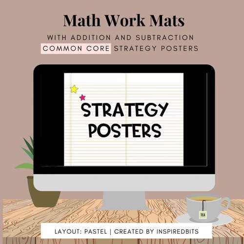 Printable Math Strategy Posters and Work Mats | Addition and Subtraction
