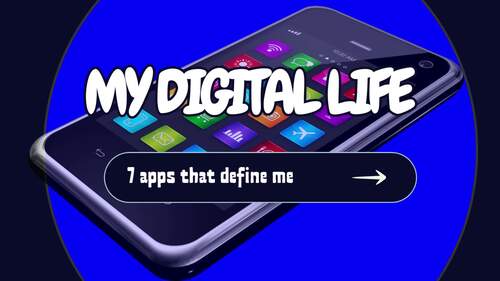 My Digital Life: A Back to School Activity by The MiddleVerse | TPT