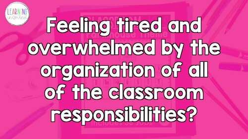 Classroom Jobs Farmhouse Theme Classroom Helpers Editable by Learning ...