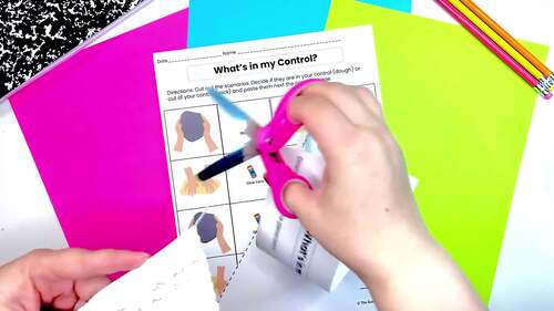 What's In My Control? Hands-On SEL Lesson for Self-Control and Self ...