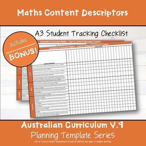 V9 Australian Curriculum MATHEMATICS Content Descriptor Overviews - Year 8