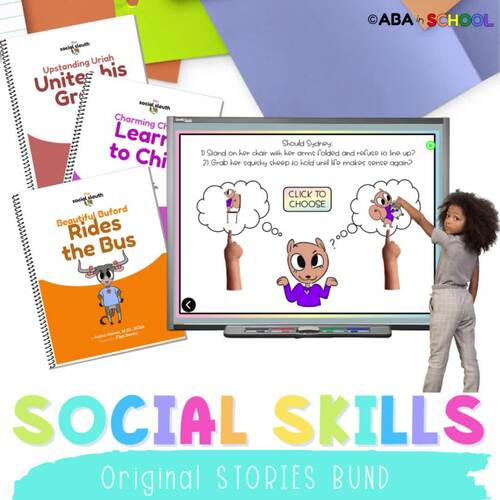 Social Skills Stories 18-story BUNDLE Preschool Social Emotional Learning