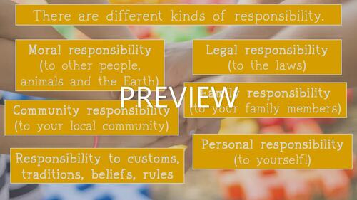 x2 RESPONSIBILITY Assembly PowerPoints - PSHE, environment | TPT