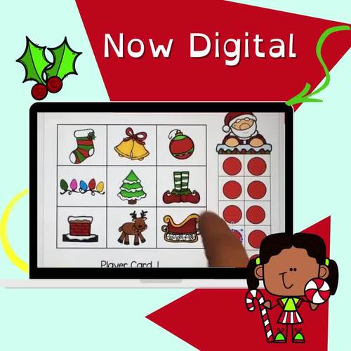 Christmas Bingo Game: Digital and Printable by Little Learner Toolbox